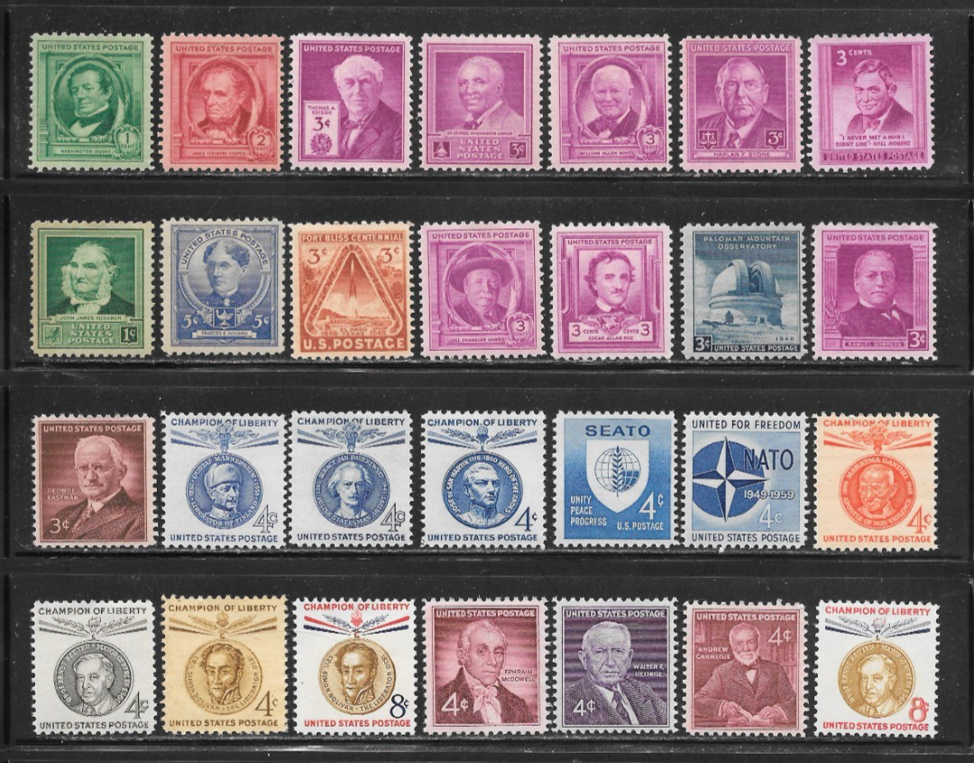 Lot of 28 MNH US Stamps (Lot L075) | eBay