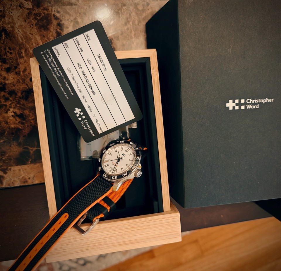 Christopher ward C60 trident pro 300 38mm | eBay