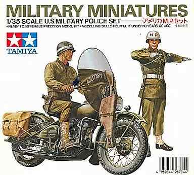 Tamiya 1/35 American Mp Set With Military Harley Miniature Series | eBay