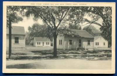 Perry Court Motel Perry Georgia old postcard | eBay