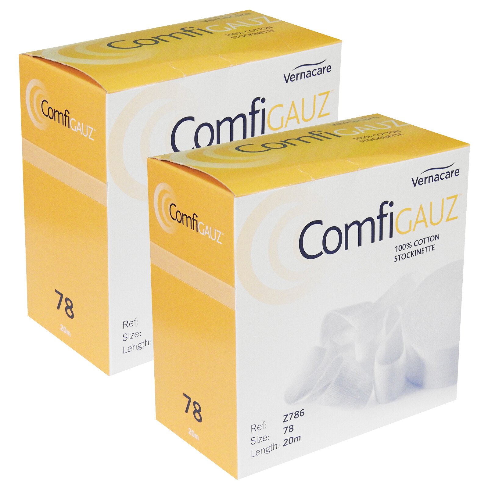 Comfigauz Size 78 7.7cm x 20m Finger Toes Tubular Cotton Bandage ...