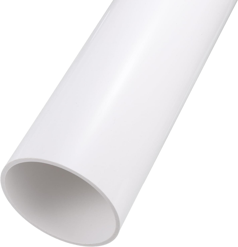 4" X 4.3" PVC Pipe 13" Plastic Rigid Tubing round High Impact Drain ...
