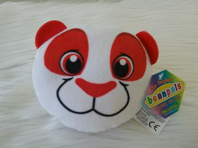 KellyToy Beanpals Plush Dog Face Red White with Tags | eBay