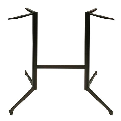 Bar High Table Legs 1100mm Black Double Pedestal Powder Coated Table ...