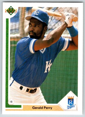1991 UPPER DECK GERALD PERRY KANSAS CITY ROYALS #219 | eBay