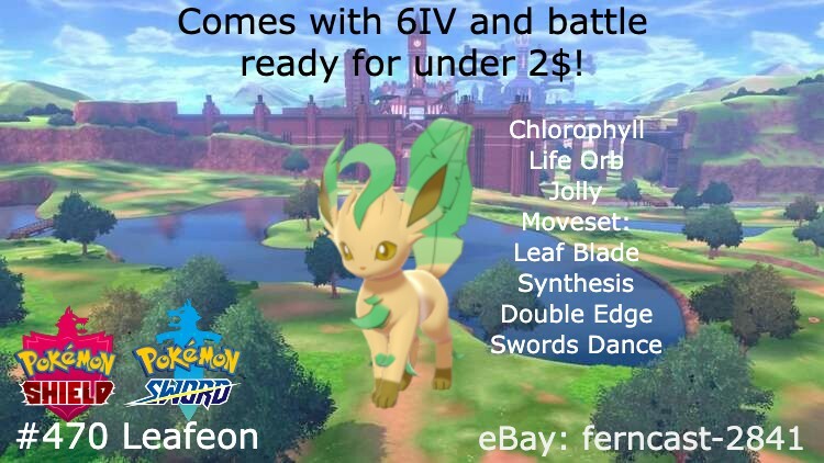 Leafeon Leaf Blade Pokemon