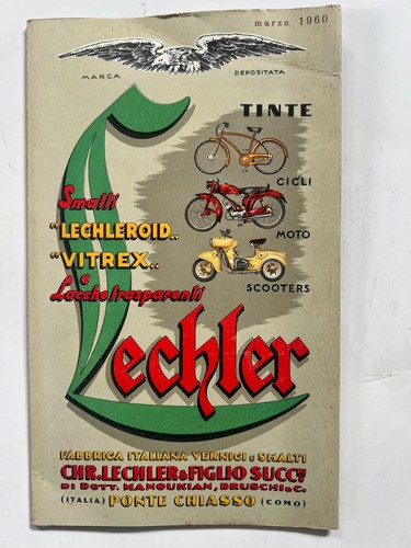Lechler Lechleriod Vitrex Paint Colour Chart Card Lambretta/Vespa ...