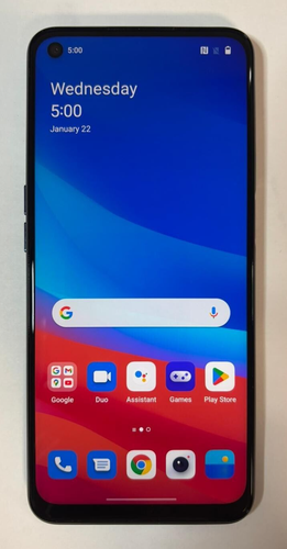 Used OnePlus Nord N200 5G 64GB DE2117 T-Mobile Locked Smartphone Blue ...