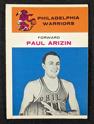 1961 Fleer Basketball #2 Paul Arizin Philadelphia Warriors | eBay