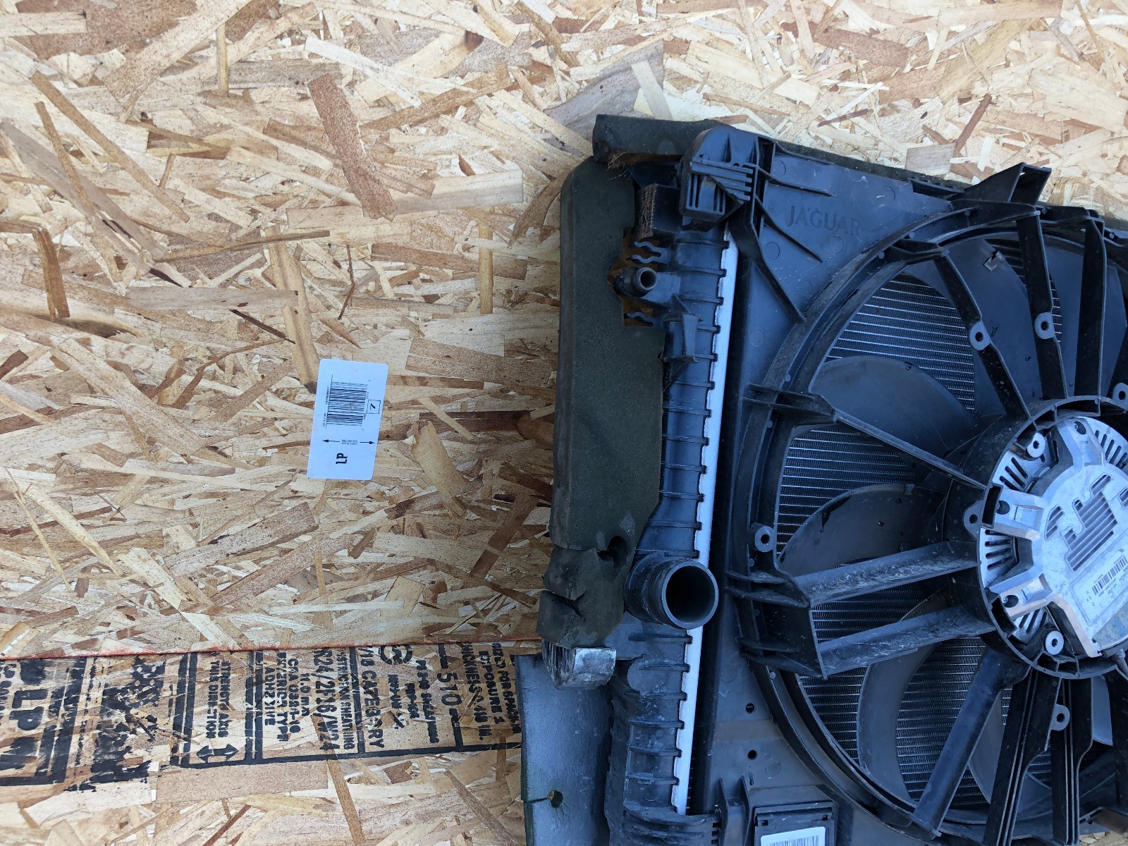 JAGUAR XJ XJL XF (10-15) 5.0 ENGINE FAN RADIATOR AC CONDENSER COOLING ...