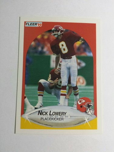 NICK LOWERY 1990 FLEER FOOTBALL CARD # 202 C5461 | eBay