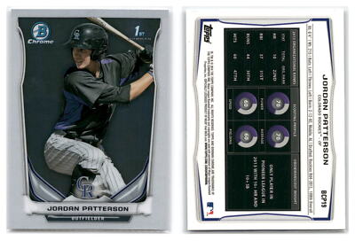 2014 Bowman Chrome Prospects #BCP19 Jordan Patterson Colorado Rockies ...