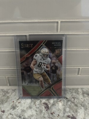 2023 Panini Select Draft Picks Red Prizm Michael Mayer Rookie 122/149 ...