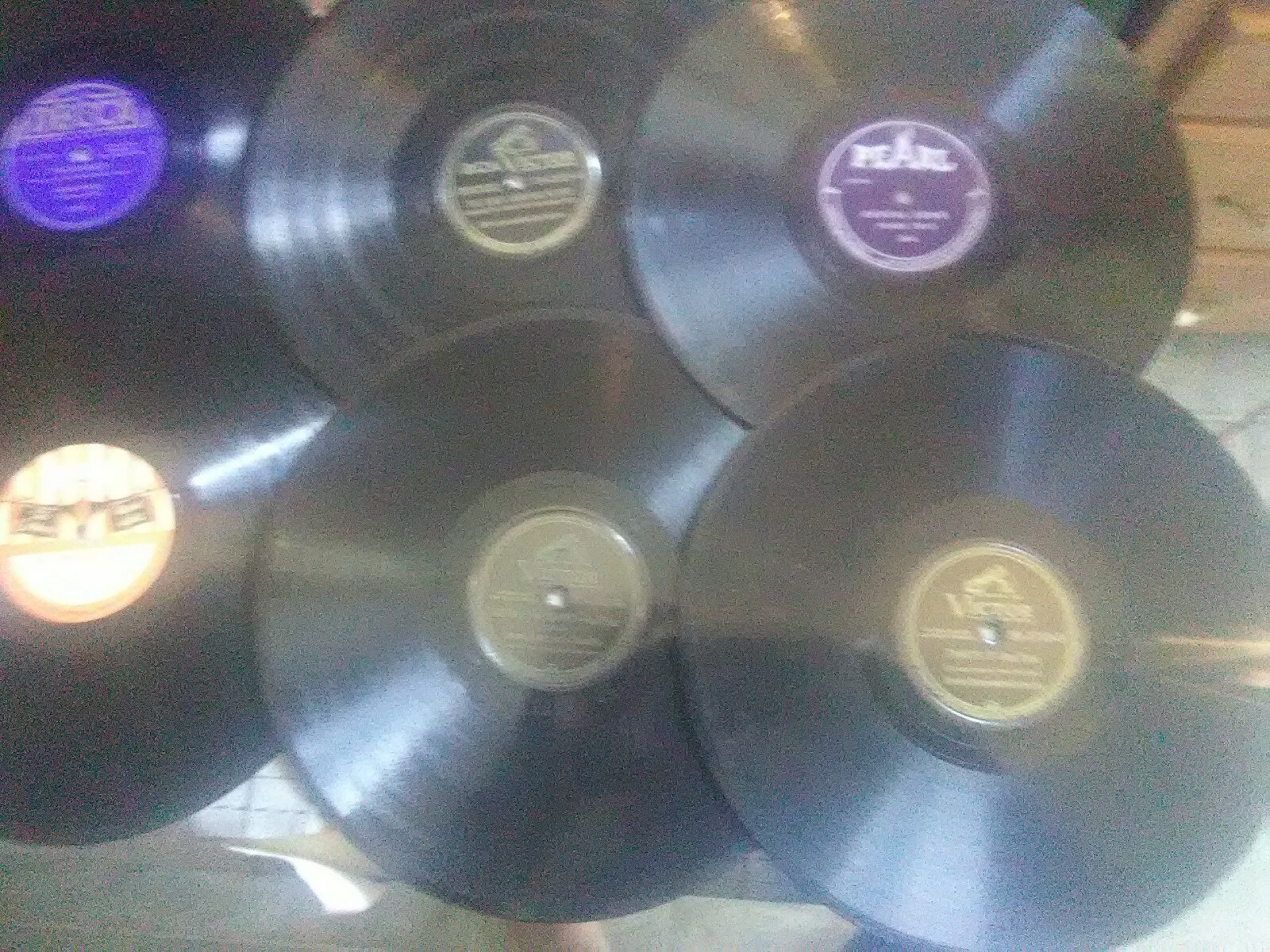 Lot of 5 78 RPM Records Decca, RCA, Bluebird, Columbia, Jazz, Big Bands ...