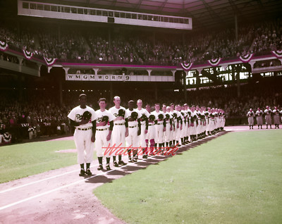 MLB 1952 World Series Dodgers vs Yankees Ebbetts Field Color 8 X 10 ...