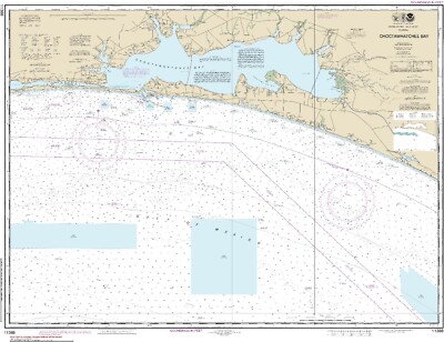 Choctawhatchee Bay, FL - 2024 Nautical Chart Print | Coastal Navigation ...