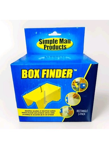 3 Pack New Simple Man Products Drywall Electrical Outlet Finder box ...
