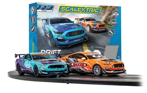 Scalextric Set C1421M Drift 360 Ford Mustang Racers 1:32 Full Size (New ...