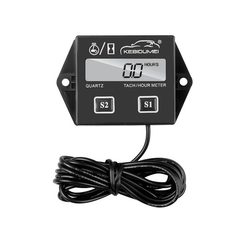 Digital Tacho Hour Meters Resettable Tachometer RPM Measuring for ...