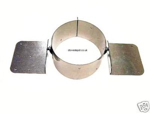 Flue Pipe Rafter support bracket 8" diameter | eBay