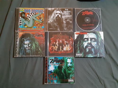 Rob Zombie 7 CD Lot Industrial Metal Rock White Marilyn Manson Nine ...