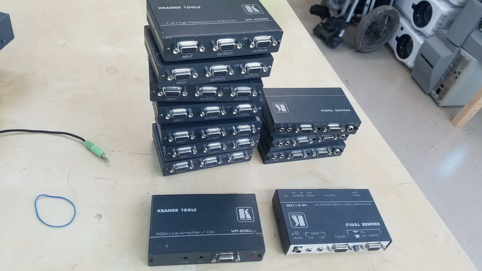 Kramer Tools 7X VP-400N, 3X VP-211K,, VP-211DS, VP-200XLN W/O Power ...