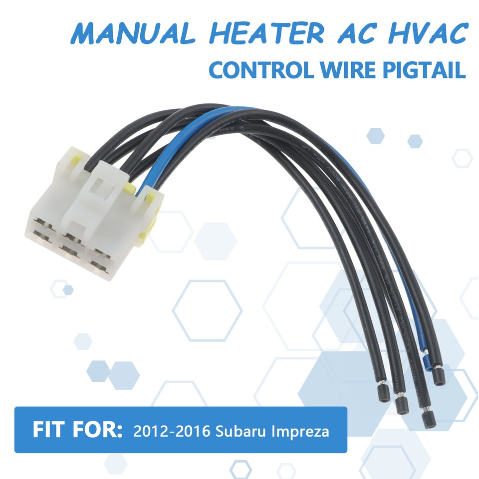 Control Fan Speed Wire Wiring Pigtail Connector for 2012-2016 Subaru ...