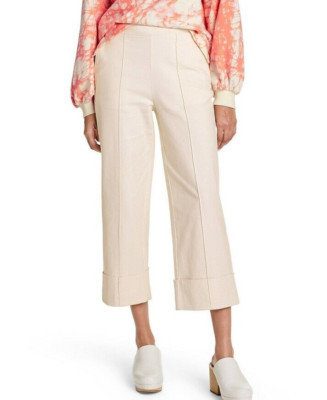 Rachel Comey Pants Target Cream High Rise Wide Straight Leg w/ Cuff ...