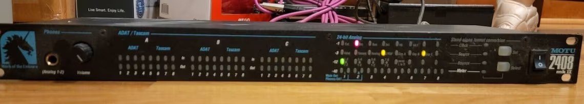 MOTU 2408 MkII 24 Digital Audio Recording Interface Rack Mount | eBay