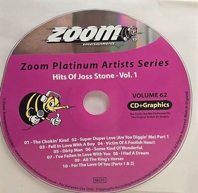 JOSS STONE ZOOM KARAOKE LOT VA | eBay