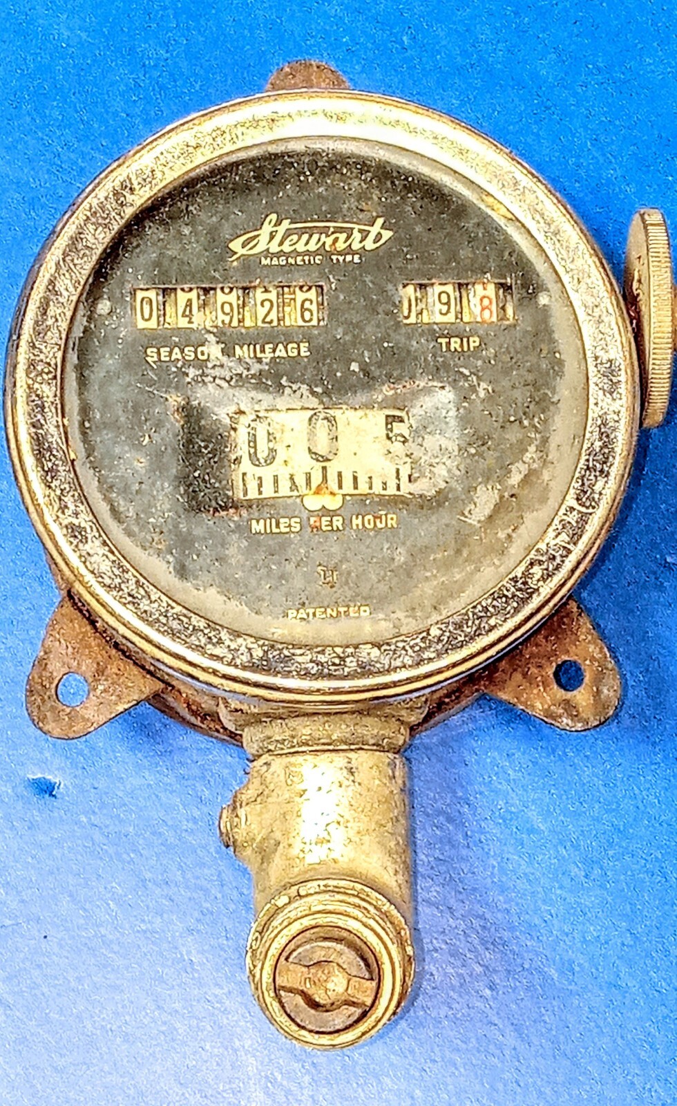"STEWART" MAGNETIC TYPE SPEEDOMETER FROM TURN OF CENTURY to EARLY 20's ...