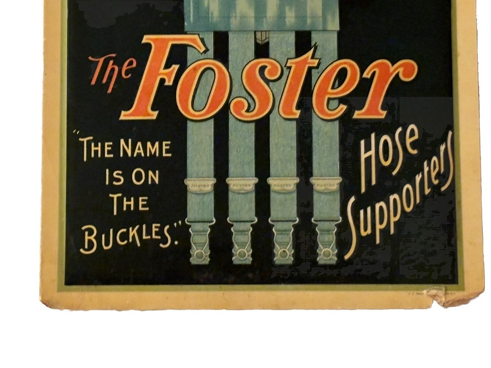 Rare Antique Early 1900 The Foster Hose Supporters Advertising ...