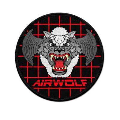 Abzeichen Airwolf Patch Hubschrauber 80er Film Kult 12x9cm #41309 | eBay
