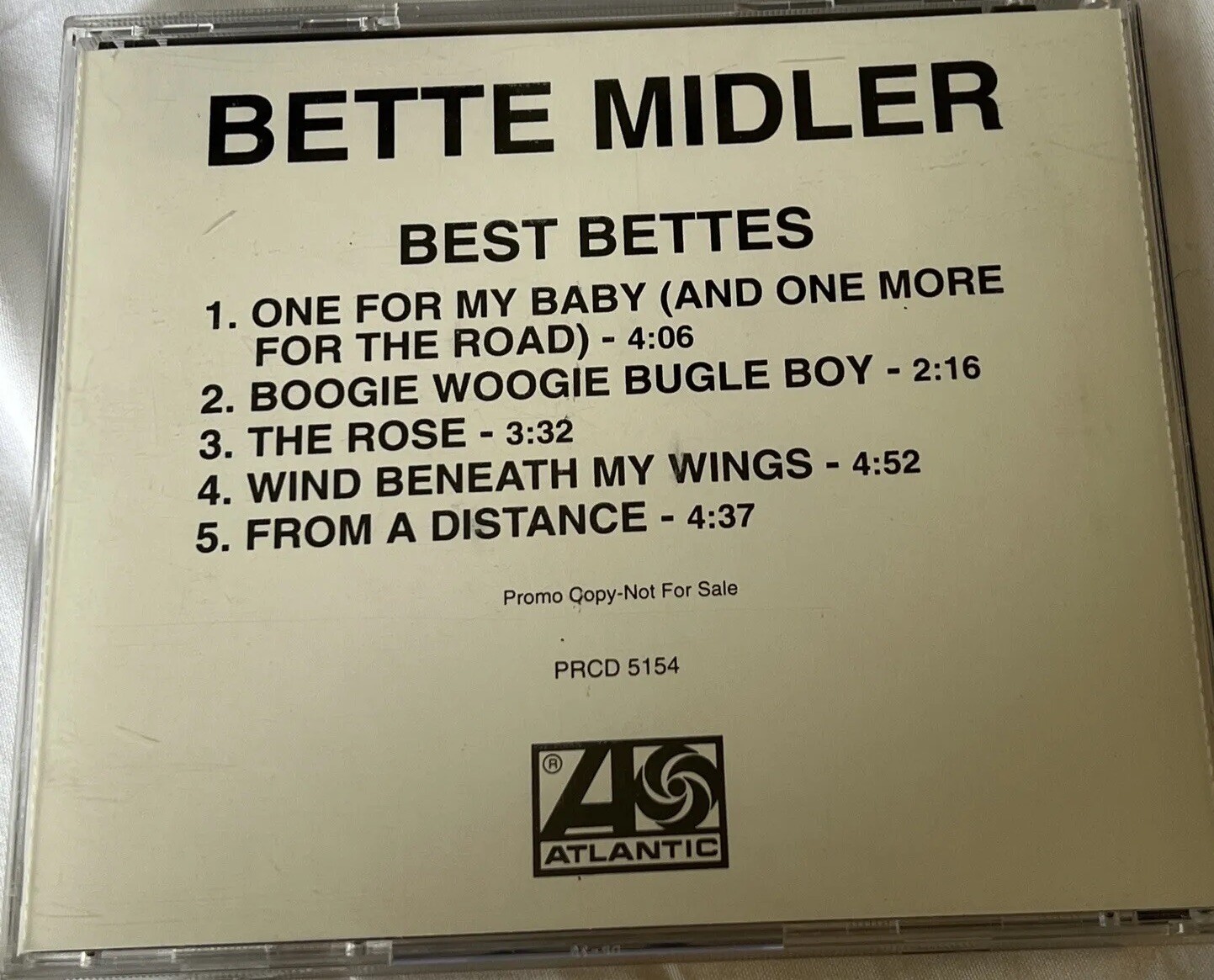 Bette Midler Best Bettes CD Atlantic Sampler | eBay