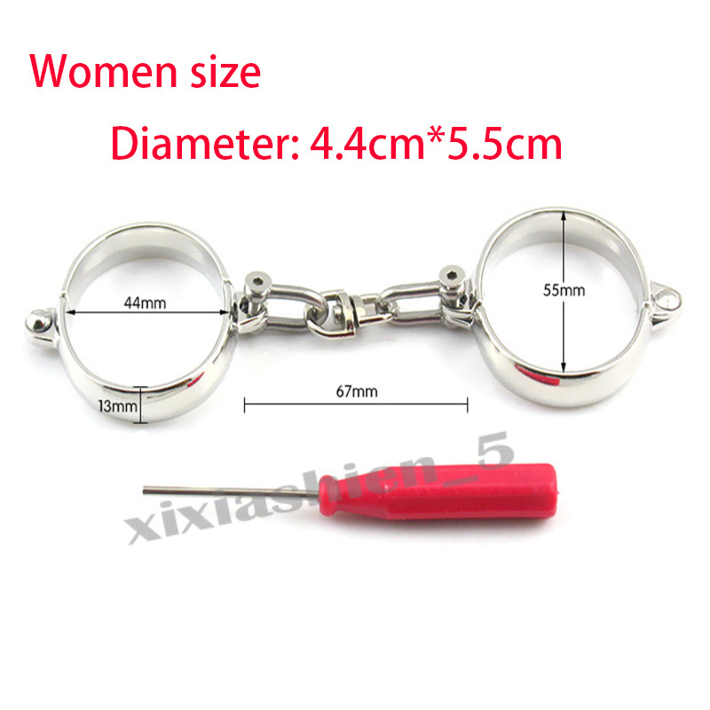 New Metal Steel Handcuffs Collar Wrist Ankle Restraints Body Shackle ...