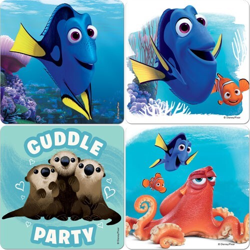 Nemo Stickers x 8 - Nemo Birthday Party Favours Loot Rewards Sticker ...