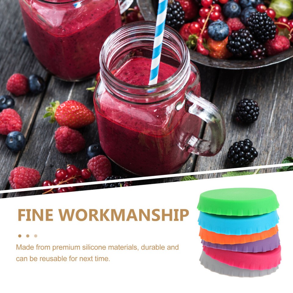 6pcs can covers for soda lid soda can topper drink can covers Soda Can ...