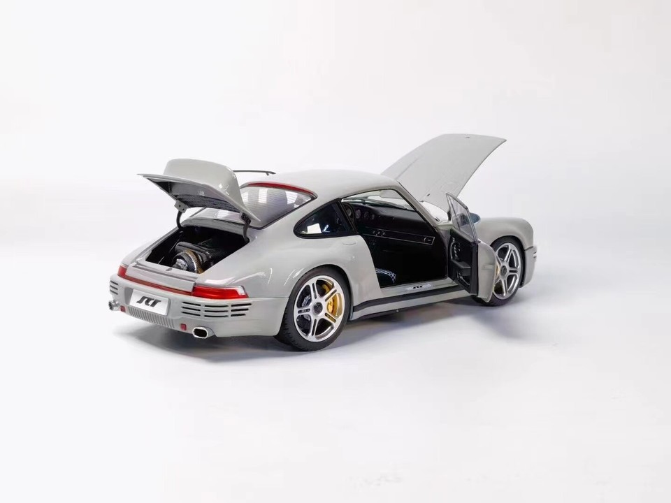 Almost Real 1:18 Scale Porsche RUF SCR 2018 Diecast Model Car Gray | eBay
