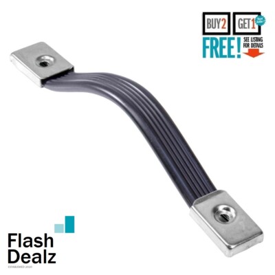 175mm Nickel Plated Flat Black Plastic Replacement Case Handle - For ...