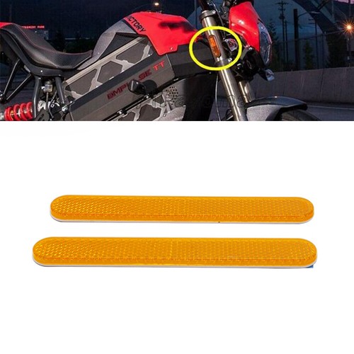 2X Yellow Reflector Reflective Stickers Reflector Decoration For Car ...