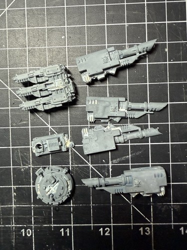 land raider Bits Lot Hurricane Bolters Lascannon Sponsons Turret 40k ...
