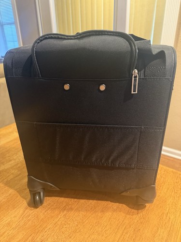 Samsonite Underseat Carry-On Spinner with USB Port, Jet Black, One Size ...