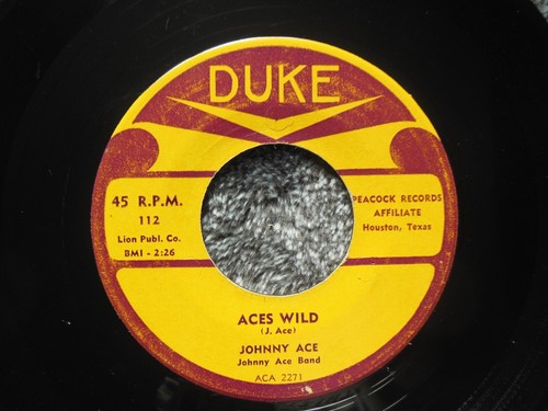 Early Funk from 1953: JOHNNY ACE - Aces Wild & The Clock- Ed1 on Duke ...