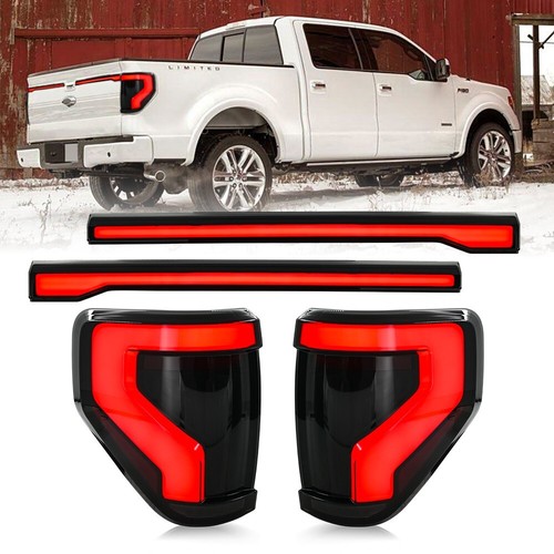 TT-ABC LED Tail Lights For 2009-2014 Ford F-150 F150 led Sequential ...