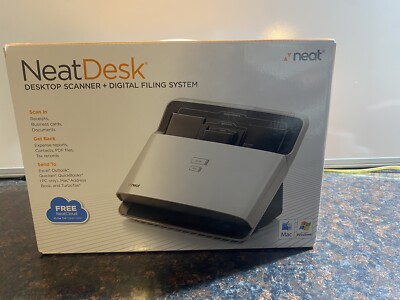 Neat Company NeatDesk Plus Desktop Scanner and Digital Filing System ...