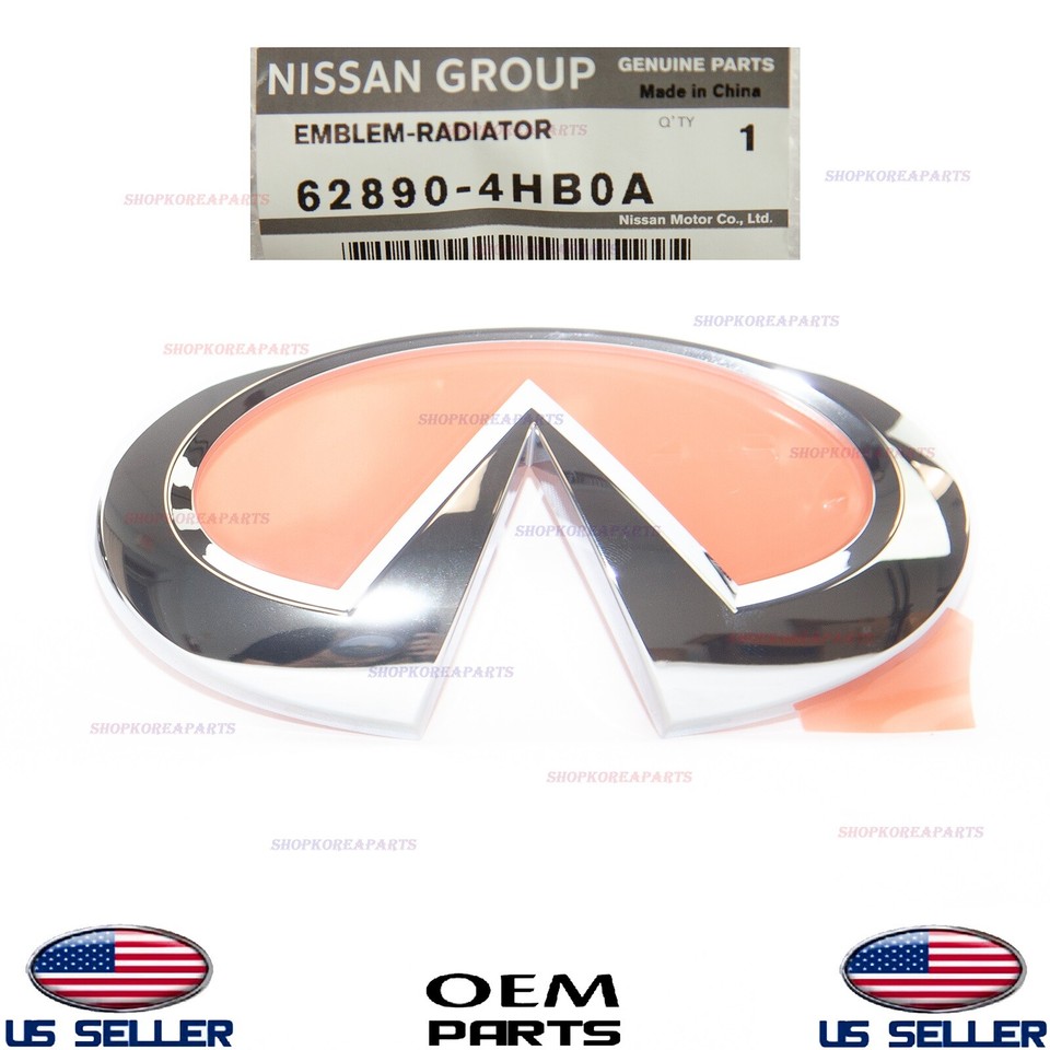 Genuine Front Grille Emblem Logo ⭐OEM⭐ INFINITI Q50 2014-2024 / QX50 ...