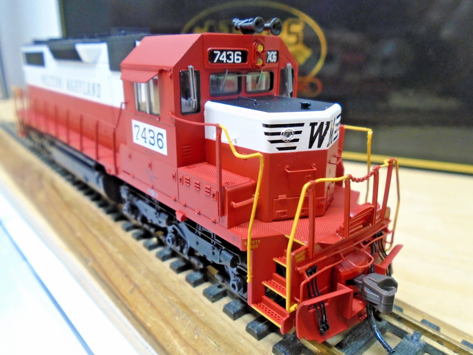 Atlas Gold HO Western Maryland GP35 Low Nose Loco Runs DC/DCC+QSI Sound ...