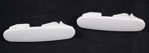 2 WHITE Whirlpool Dishwasher Rack Stops 8565920 WP8565925 8270105 ...