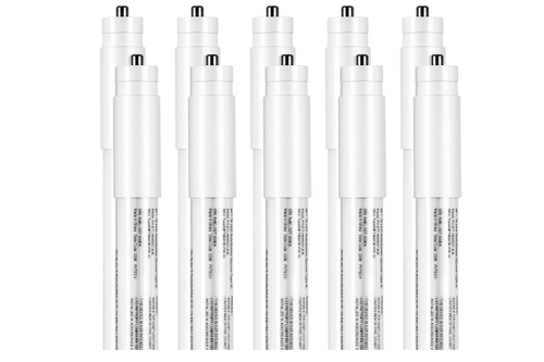 4 FT LED Bulbs (10PK) 46W, 5000K, T8 LED Tube Lights, Dual-Ended ...