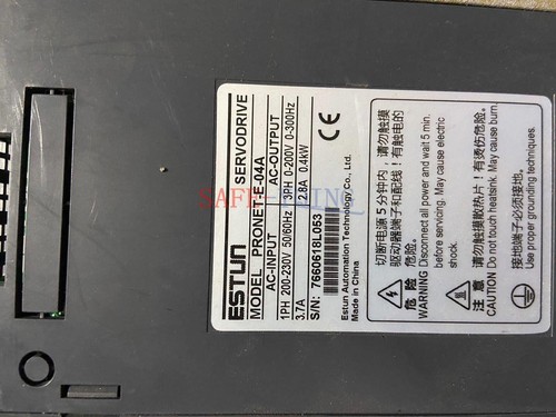 1PCS ESTUN Servo drive PRONET-E-04A 400W Tested | eBay